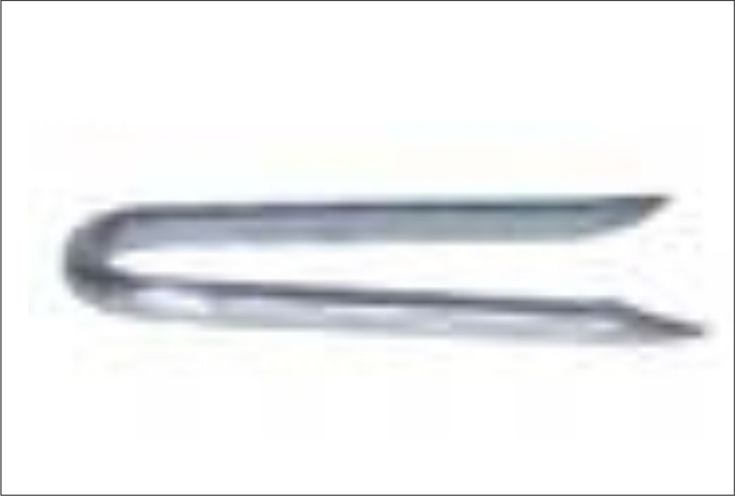 Kramper ø2,0 L:20mm. - 0,8kg. (ca. 950stk.) Hegnslageret